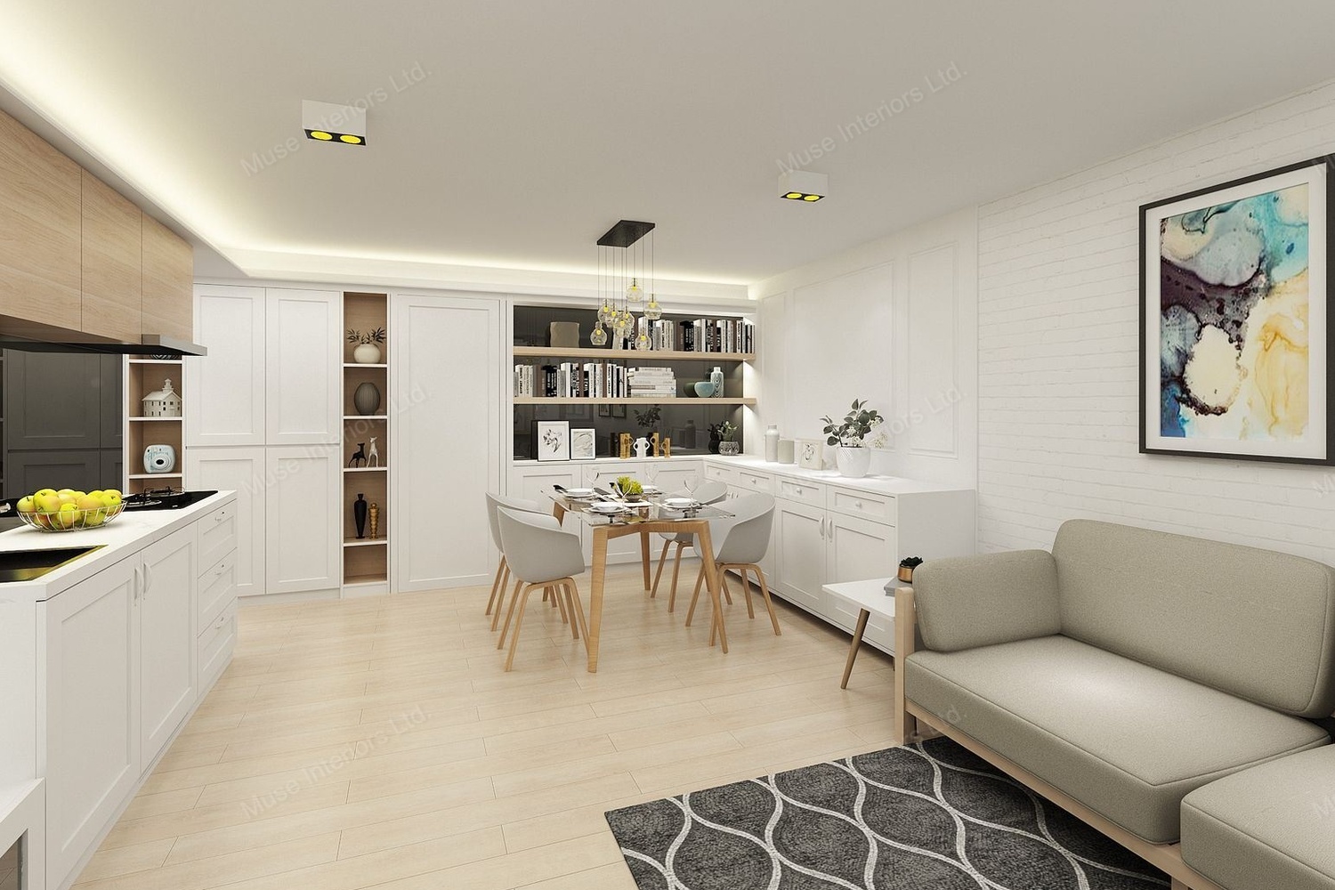 兆麟苑富麟閣室內設計 - Muse Interiors 創思室內設計